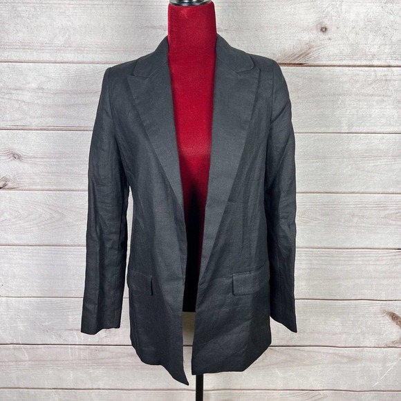 Mango | Jackets & Coats | Mng Mango Americana Eleli Open Front 0 Linen ...